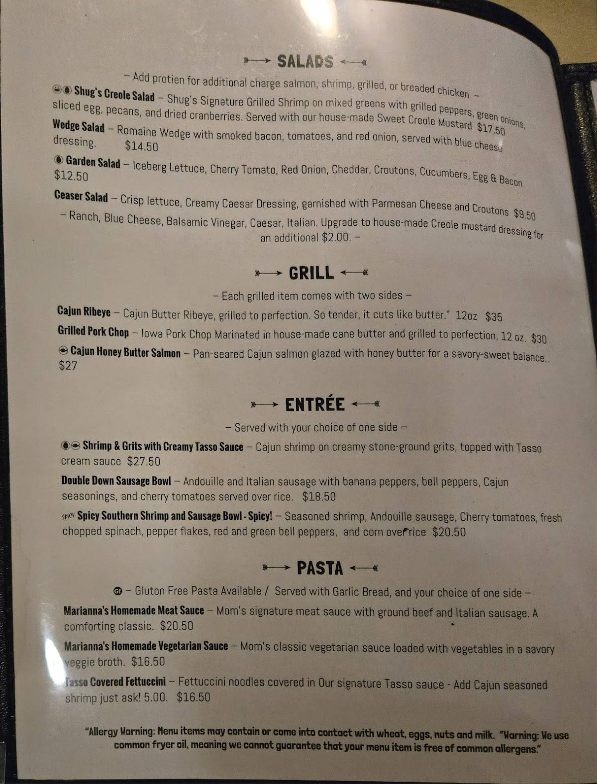Menu at The District CR pub & bar, Cedar Rapids