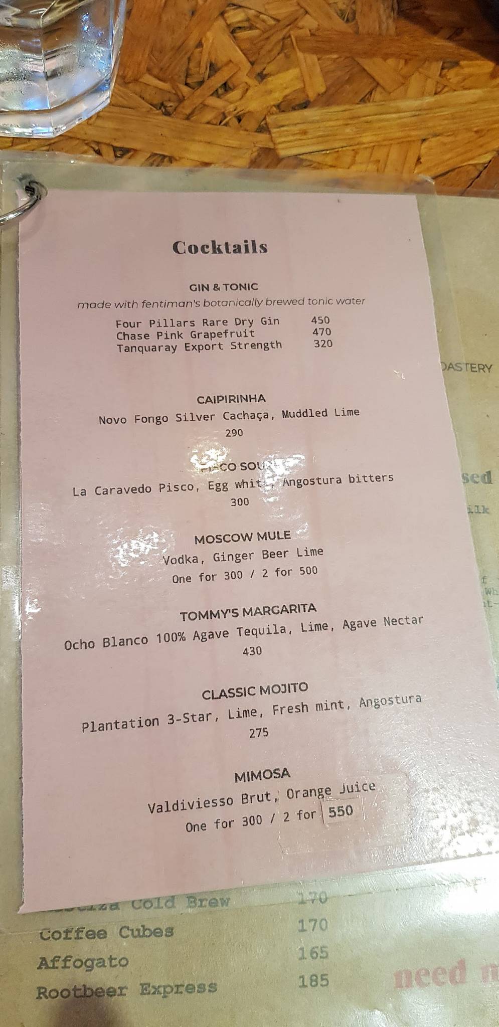Menu at The Fat Seed Cafe + Roastery, Taguig
