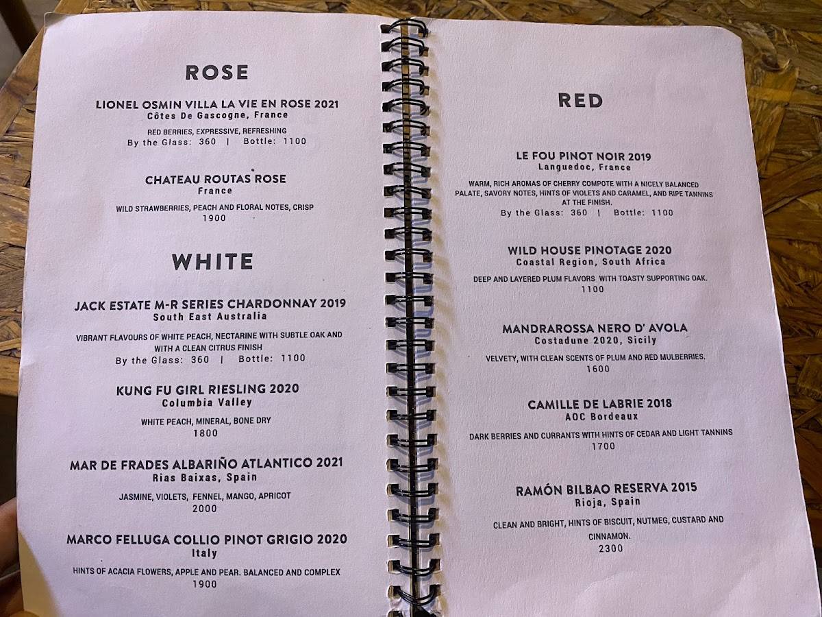Menu at The Fat Seed Cafe + Roastery, Taguig