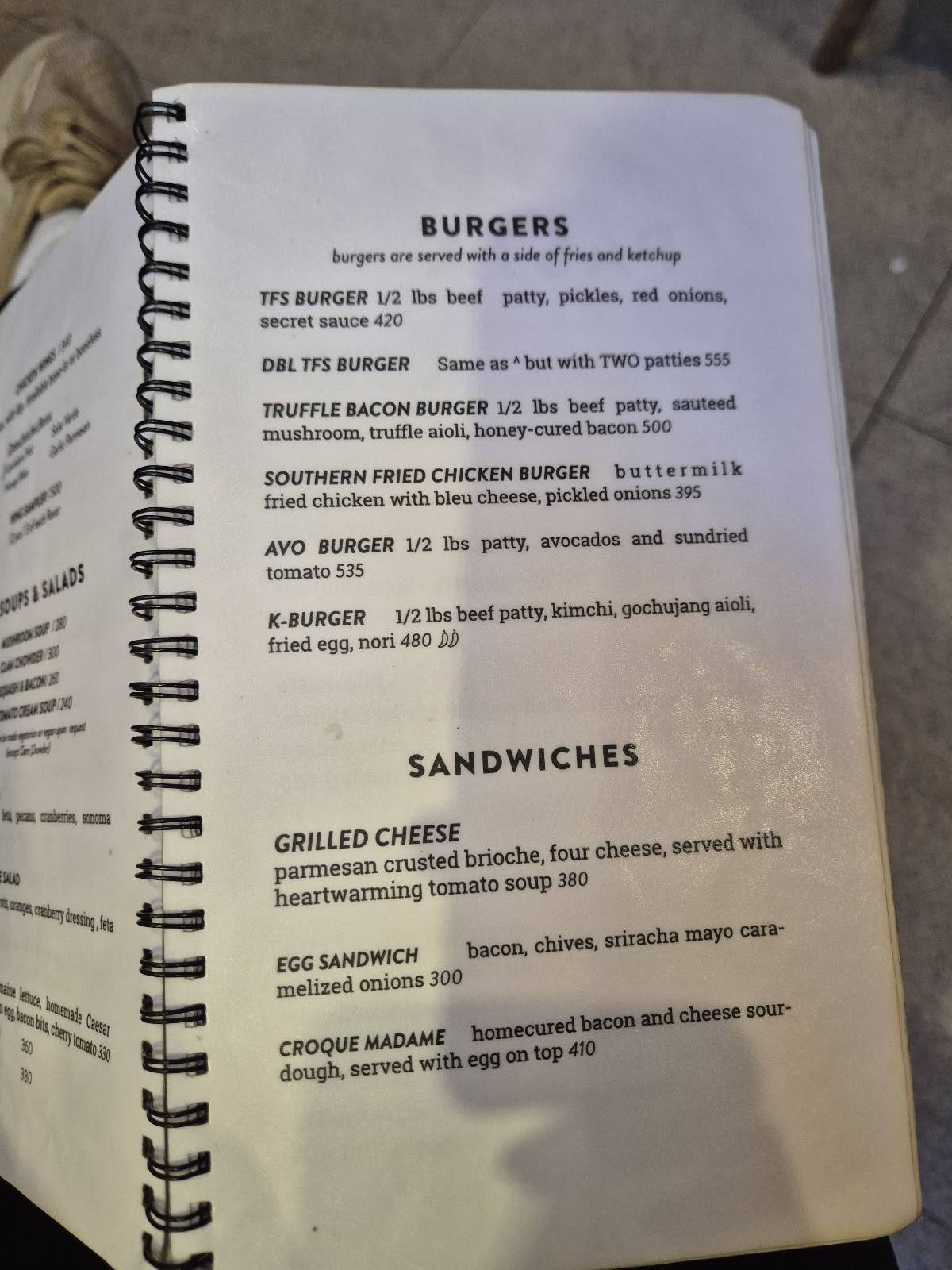 Menu at The Fat Seed Cafe + Roastery, Taguig