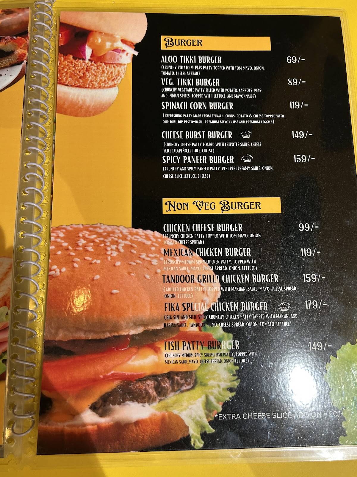 Menu at The Fika Cafe BEST CAFE IN KALWA FAST FOOD IN KALWA ITALIAN ...