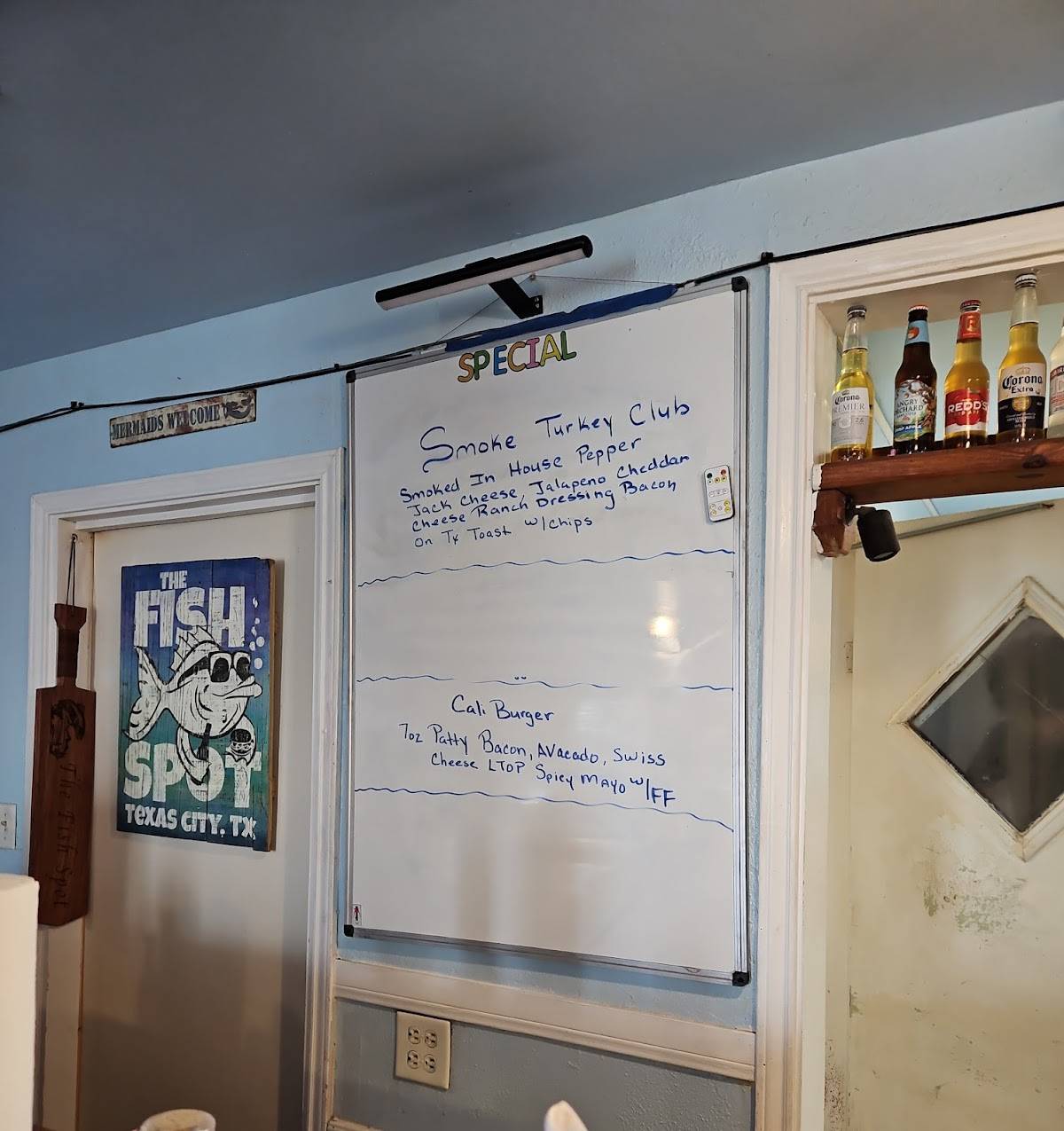 Menu at The Fish Spot restaurant, Texas City