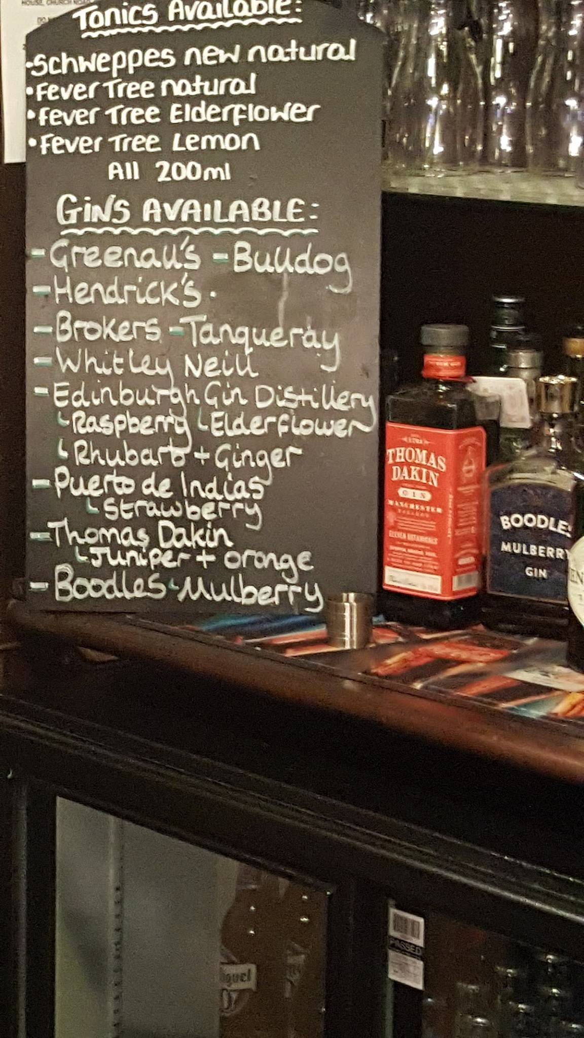 Menu at The Five Bells pub & bar, Orpington, Church Rd