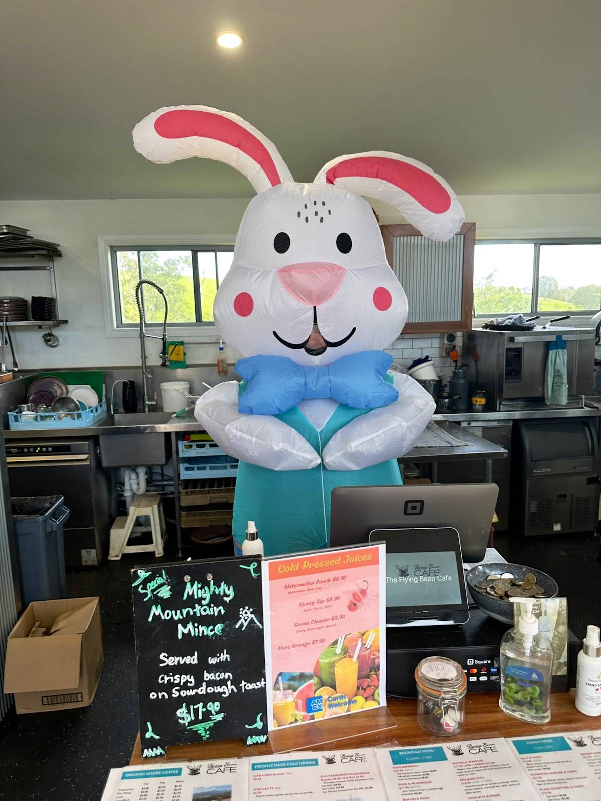 Menu at The Flying Bean Cafe, Beechmont