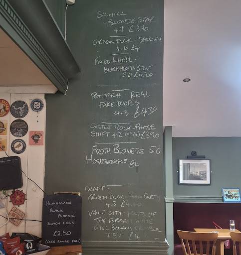 Menu at The Fountain Inn pub & bar, Walsall