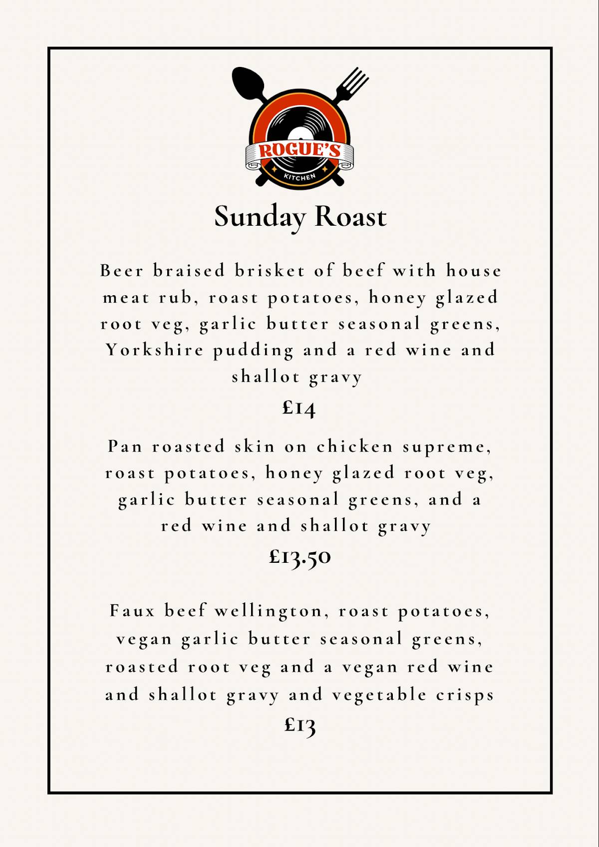 Menu at The Golden Lion pub & bar, Bristol, Golden Lion