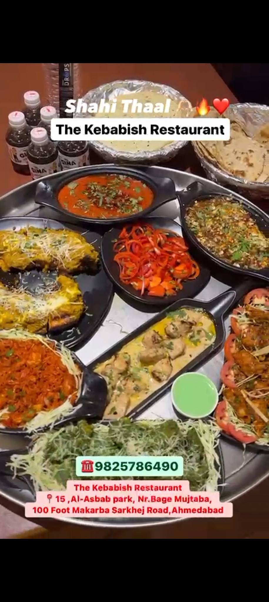 Menu at The Kebabish Restaurant, Ahmedabad, Plot 14 &15 Al Asbab Park ...