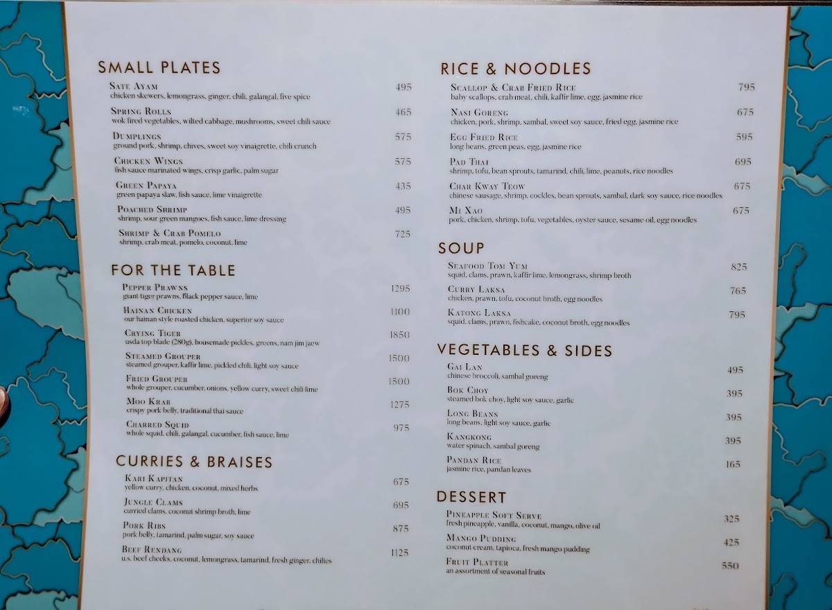 Menu at HWKR at The Kitchen (The Reef Island Resort Mactan, Cebu ...
