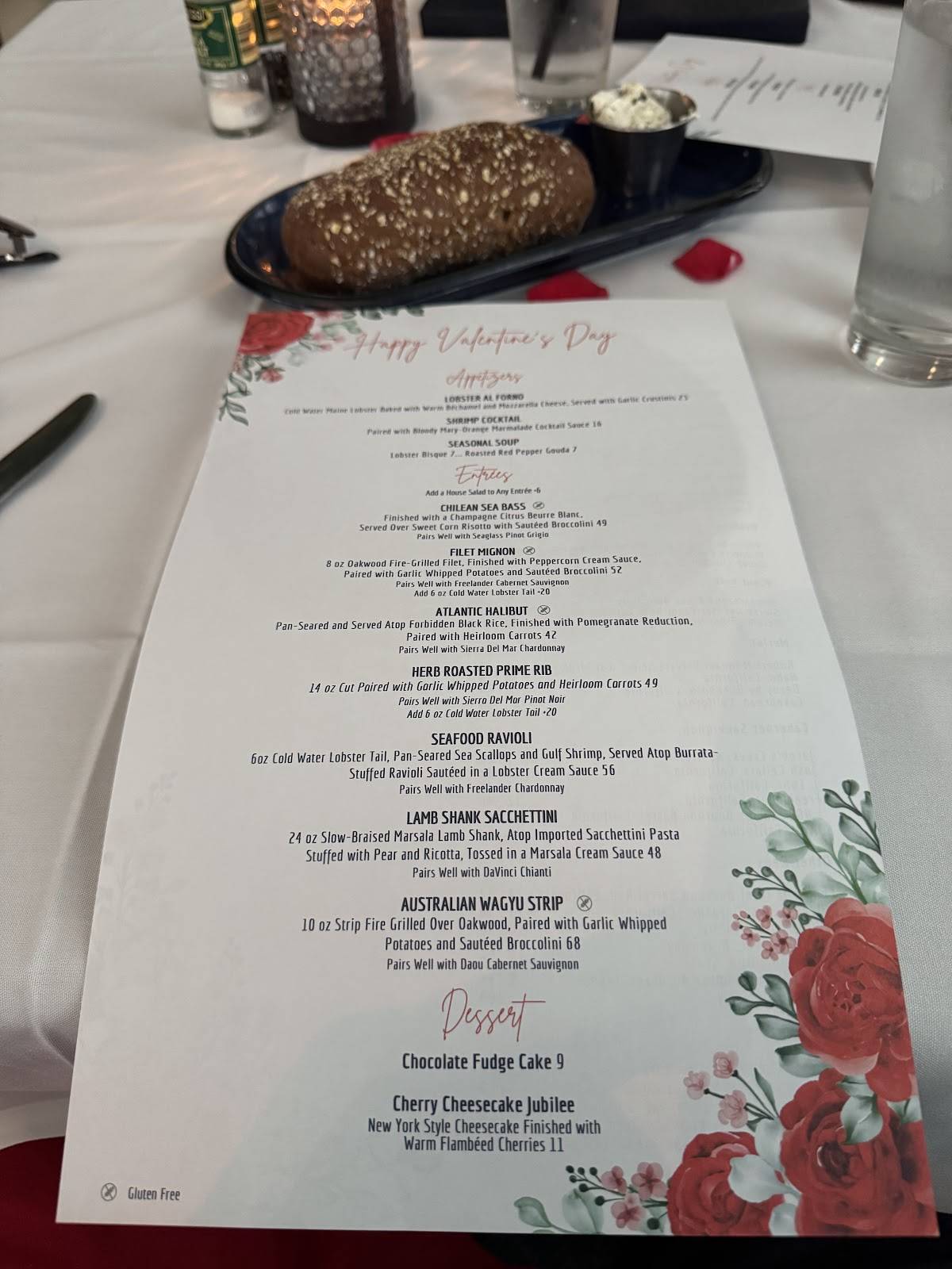 Menu at The Legacy Restaurant at Nancy Lopez Country Club, The Villages ...