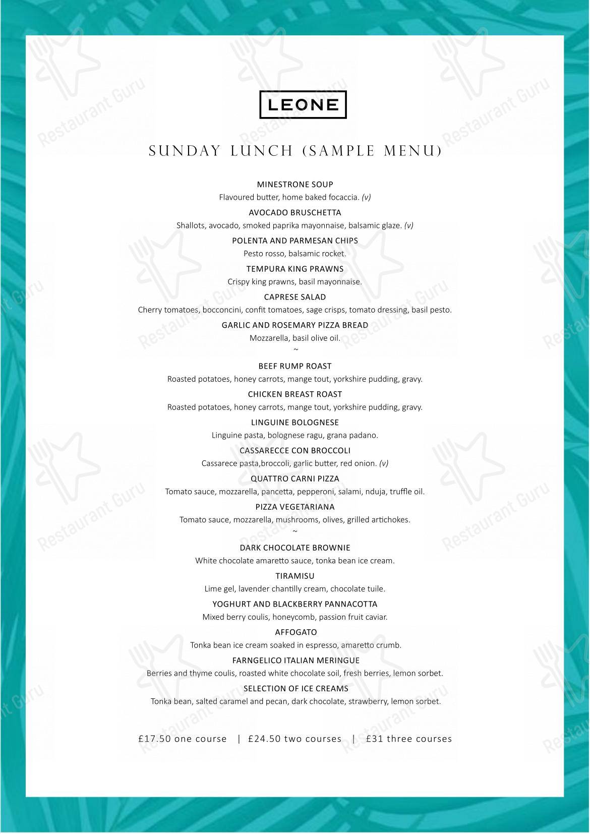 Menu at The Lion & Swan, Congleton pub & bar, Congleton