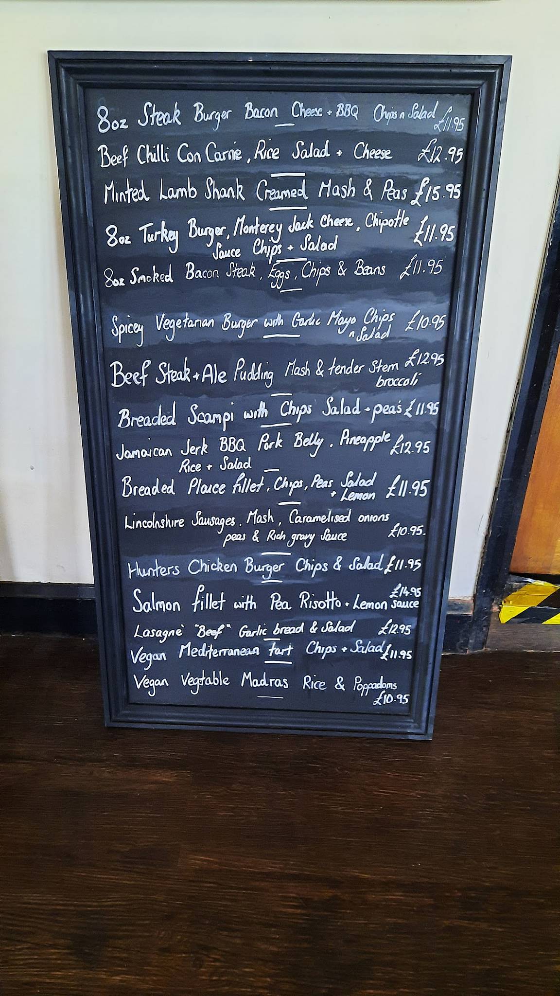 Menu at The Lord Nelson pub & bar, Reedham