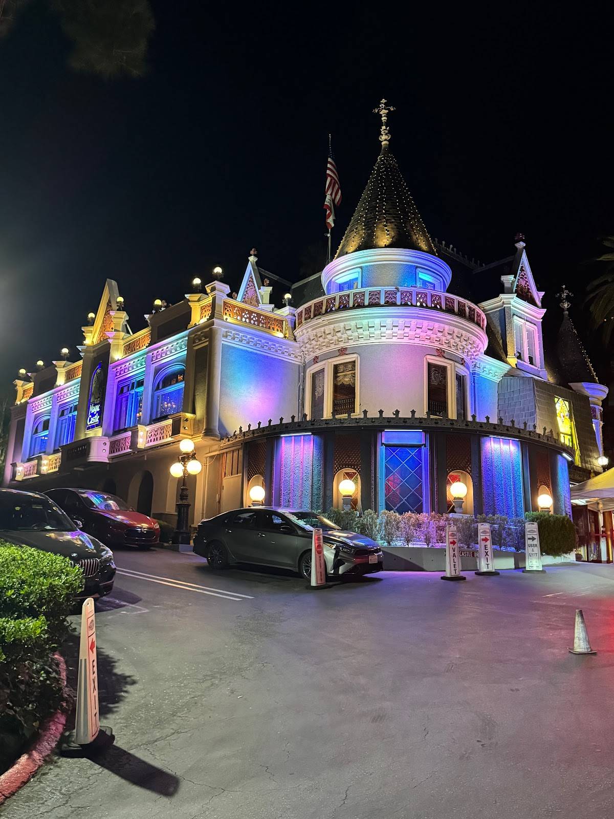 Menu at The Magic Castle club, Los Angeles