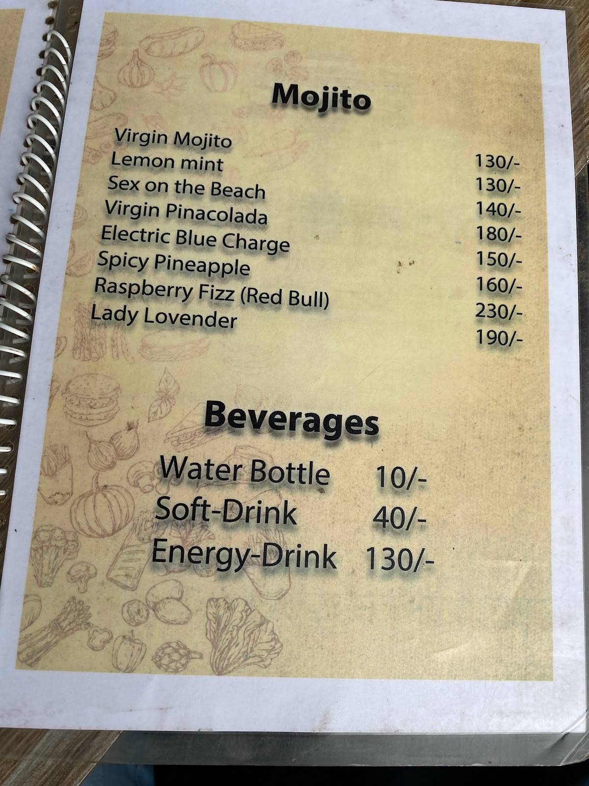 Menu at The Mayo Cafe, Surat, G12