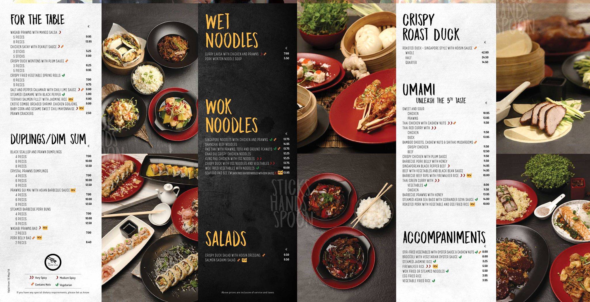 The noodle house menu store