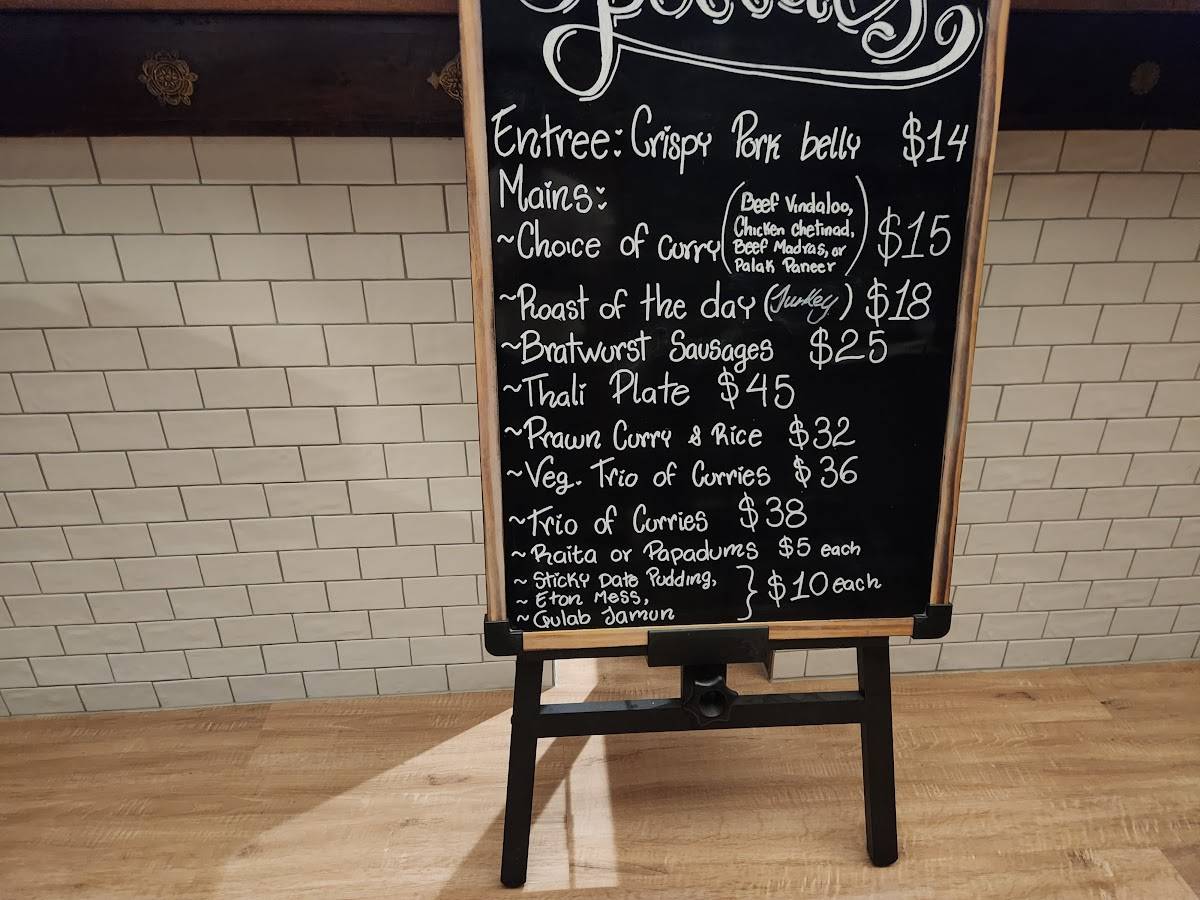 Menu at The Ovingham Hotel pub & bar, Ovingham, 29 Torrens Rd