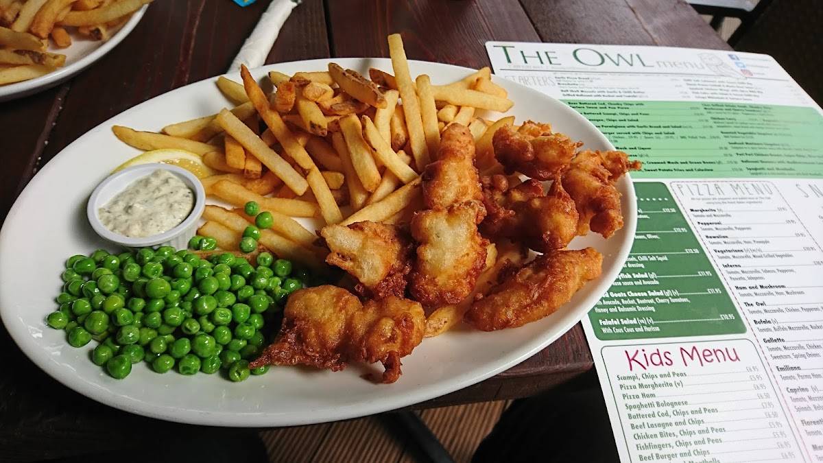 Menu at The Owl pub & bar, Loughton, Lippitts Hill