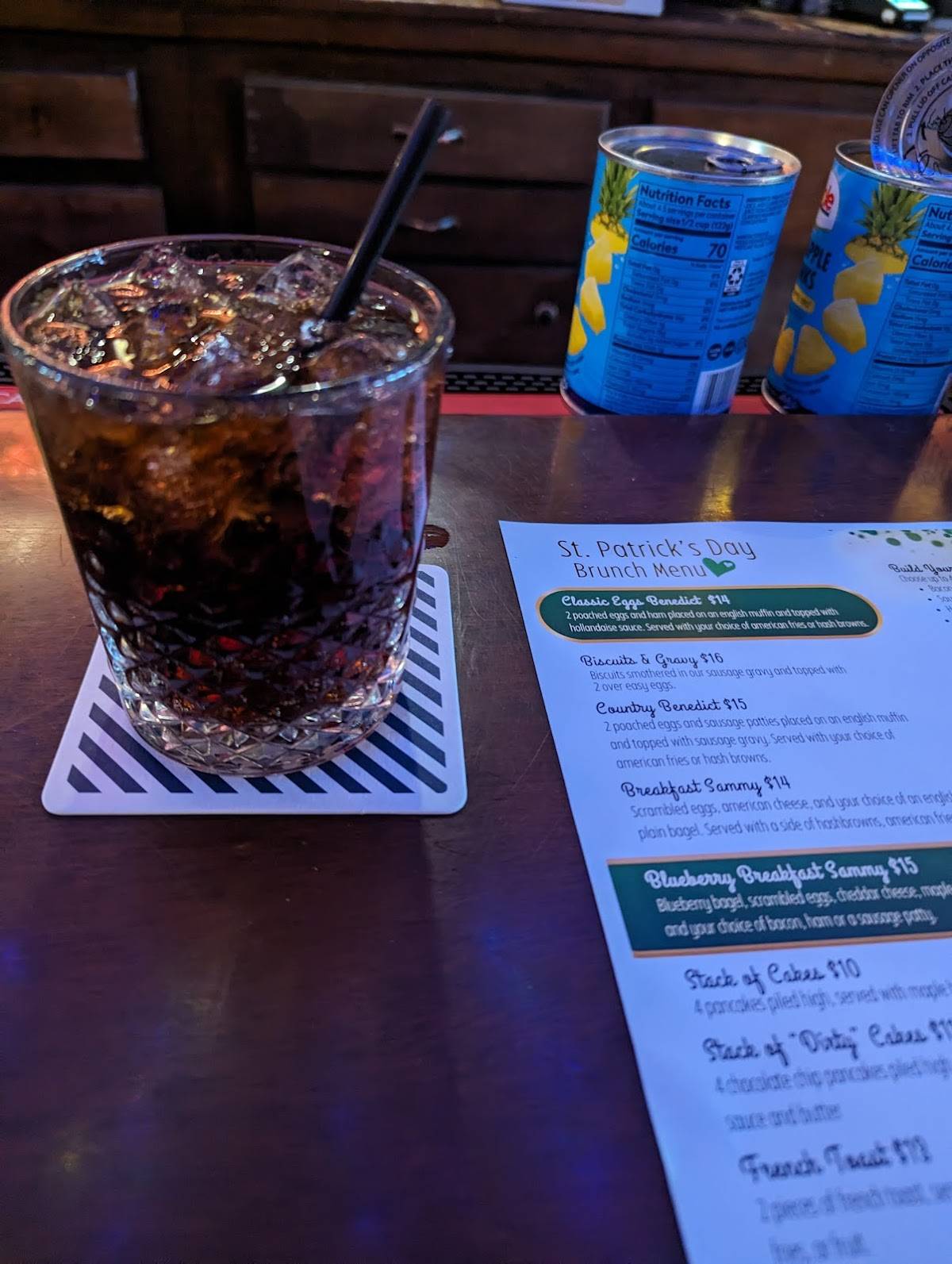 Menu at The Pickled Loon pub & bar, St. Cloud, 715 W St Germain St