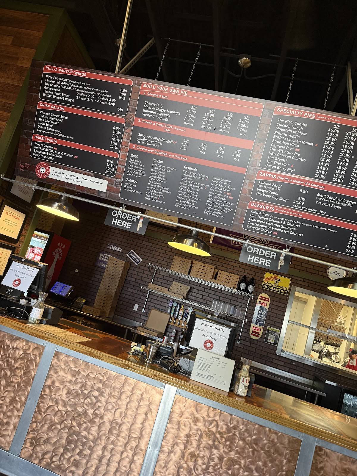 Menu at The Pie Pizzeria - Ogden, Ogden, 4300 Harrison Blvd #12