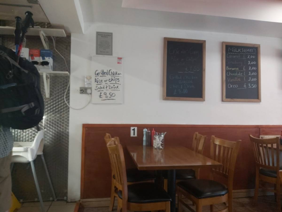 Menu at The Quality Cafe, Redhill, 3 Station Rd S