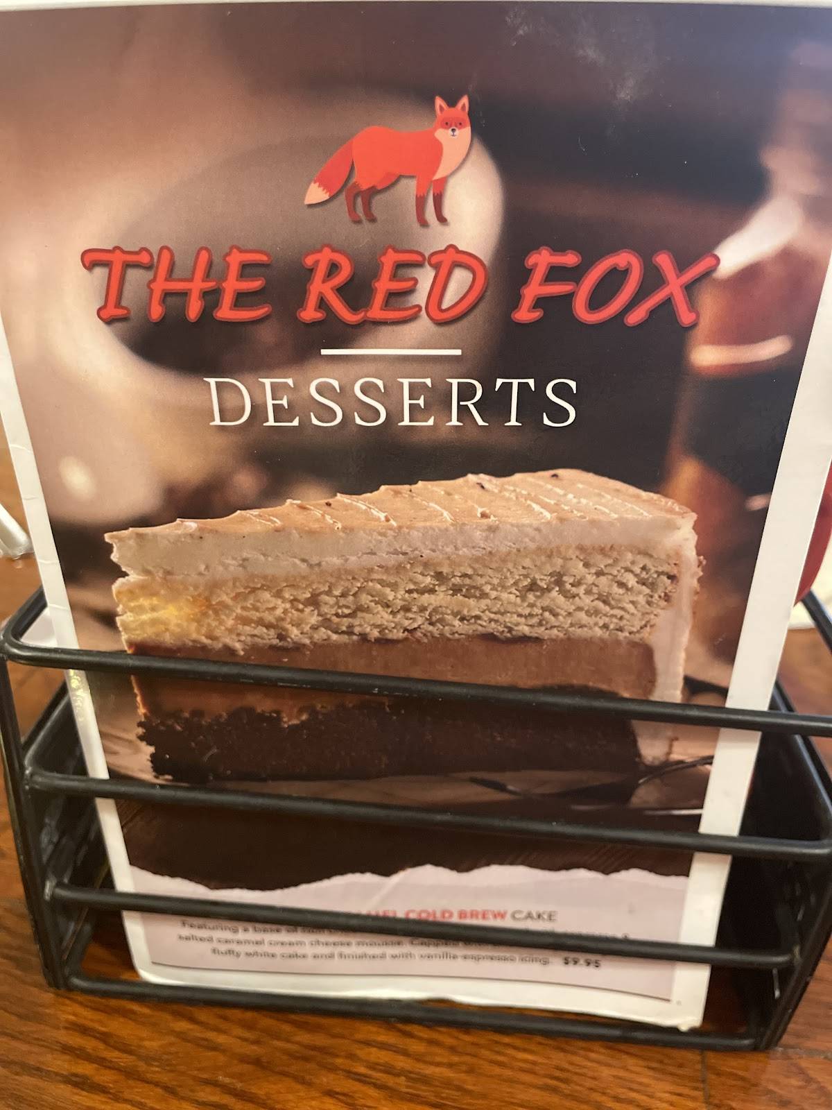 Menu at The Red Fox pub & bar, Perth