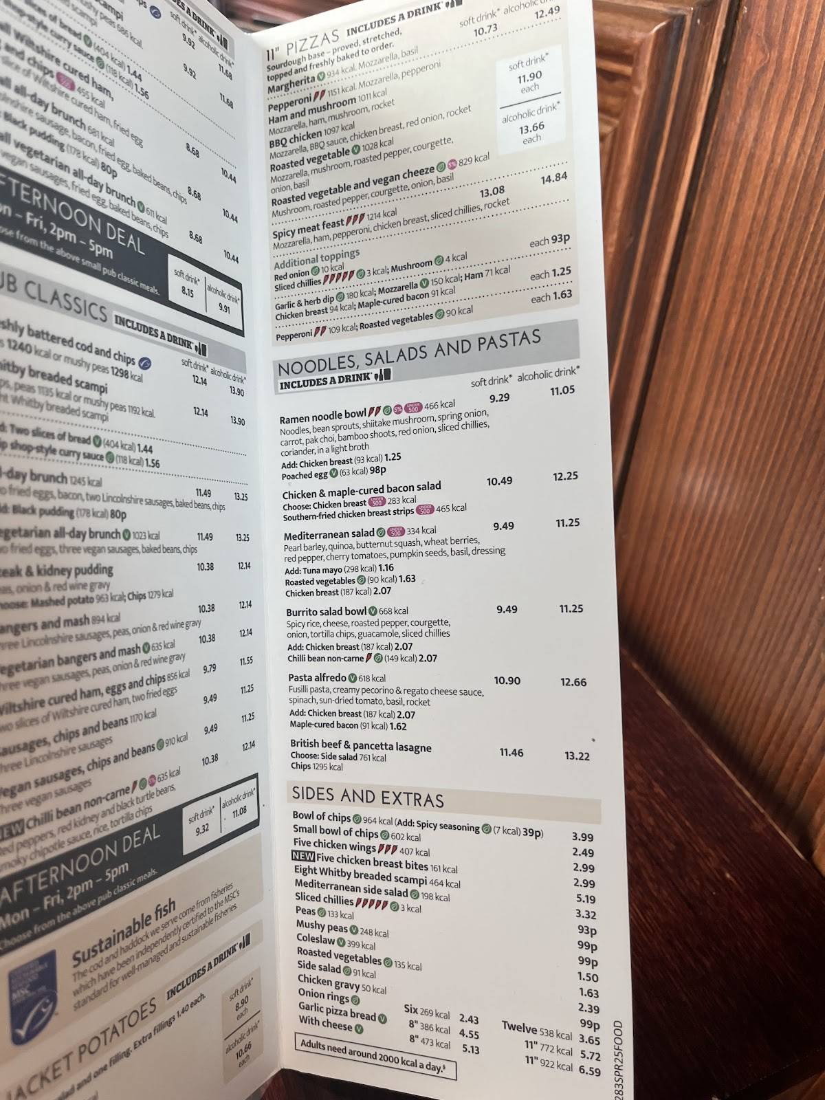 Menu at The Rocket pub & bar, London, Putney Wharf