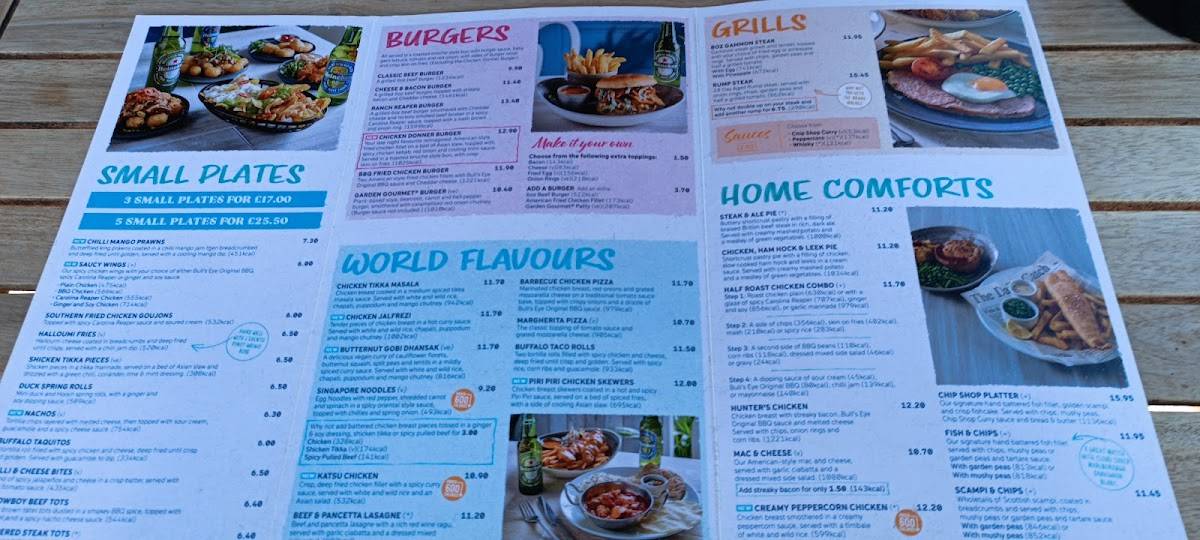 Menu at The Running Horses pub & bar, Liverpool