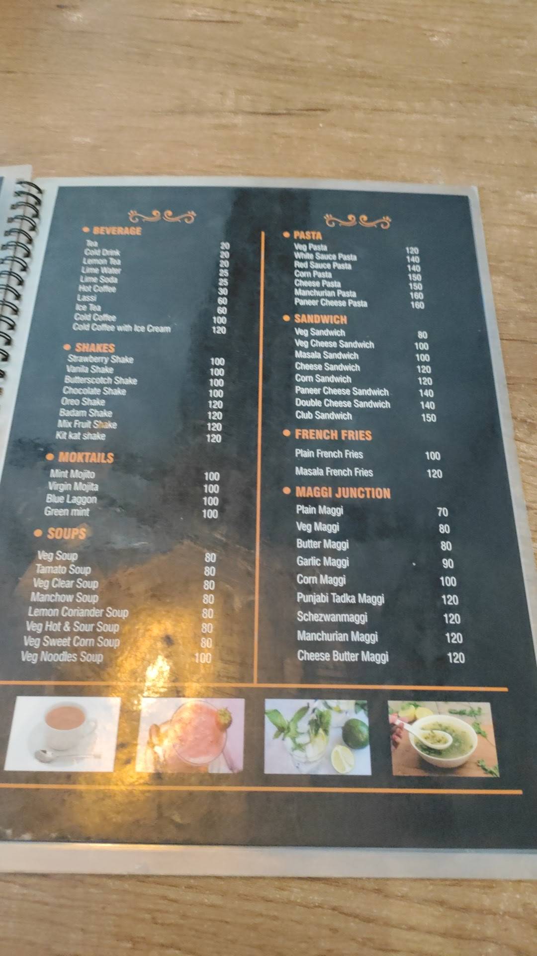 Menu at The Seven Dials Cafe & Restaurant, Makroniya