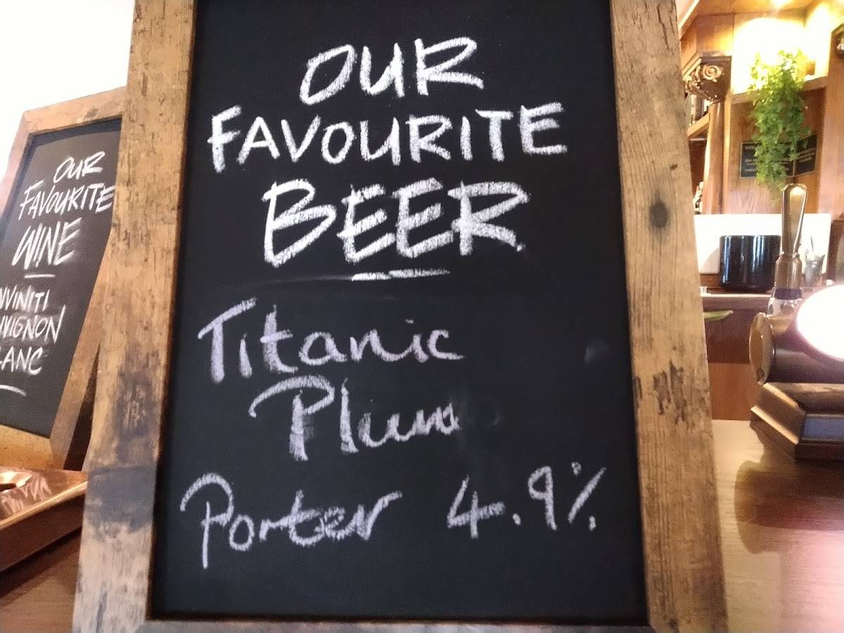 Menu at The Ship pub & bar, Elswick