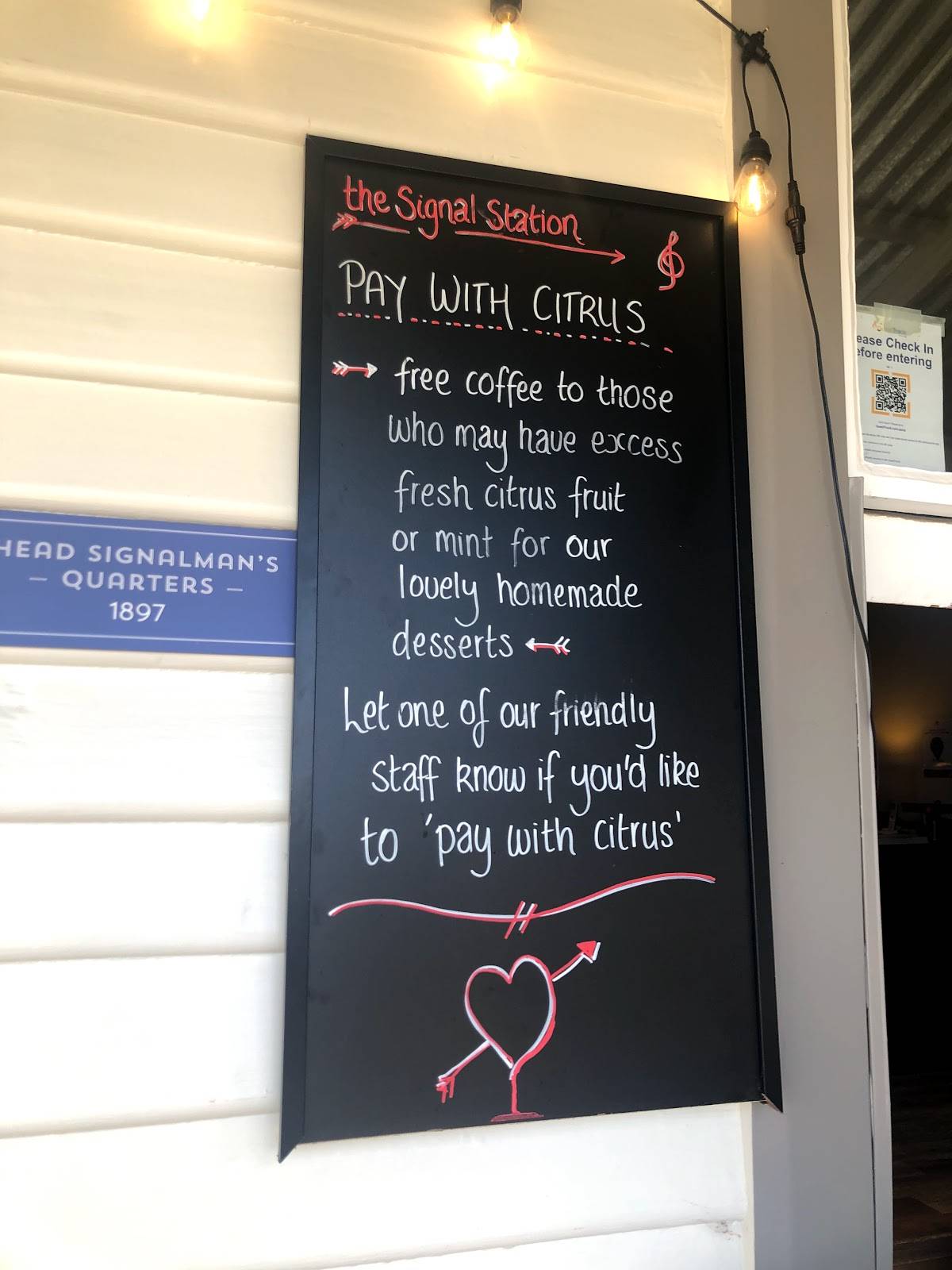 Menu at The Signal Station Restaurant, Mount Nelson