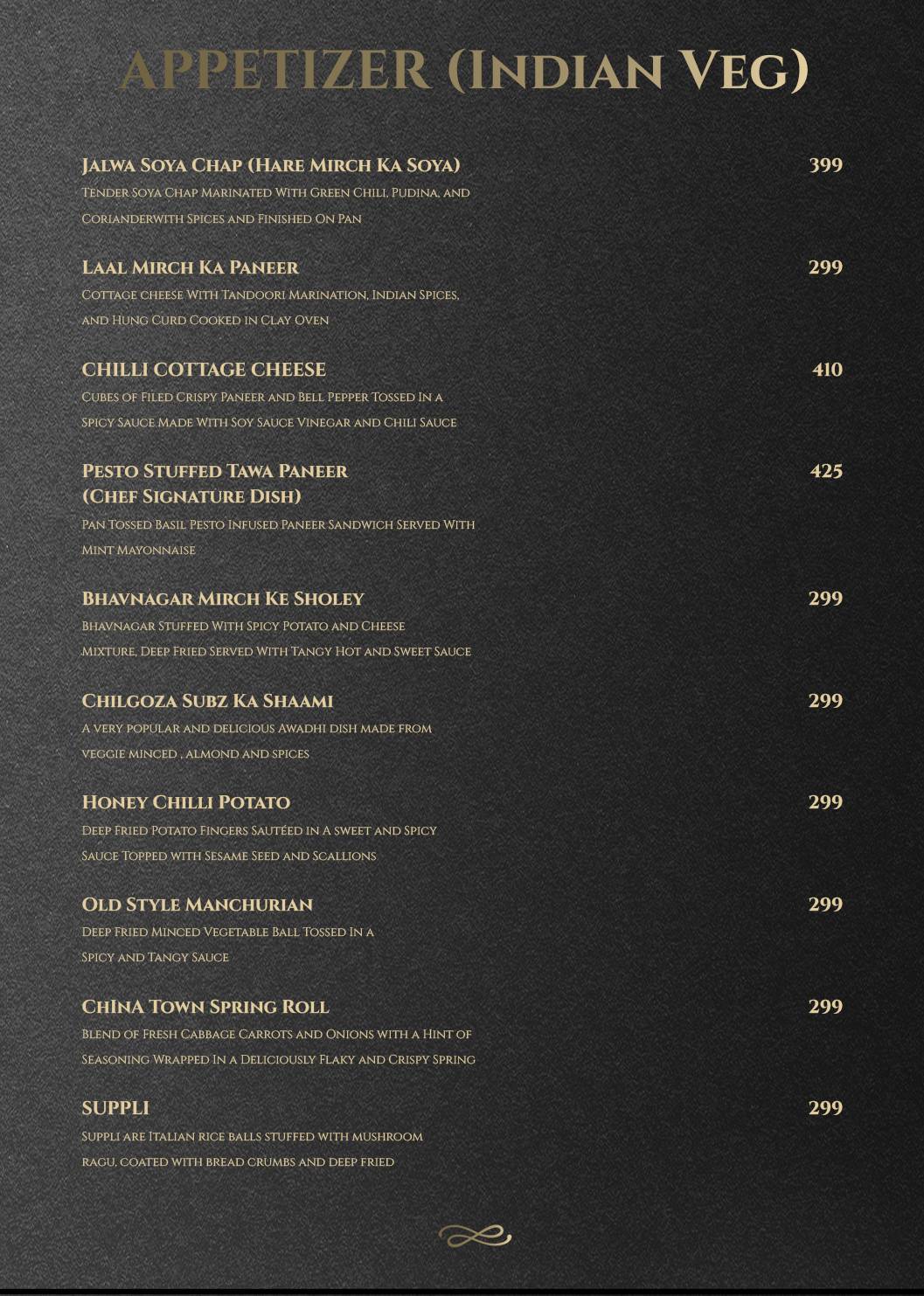 Menu at The Simran Court, Pimpri-Chinchwad