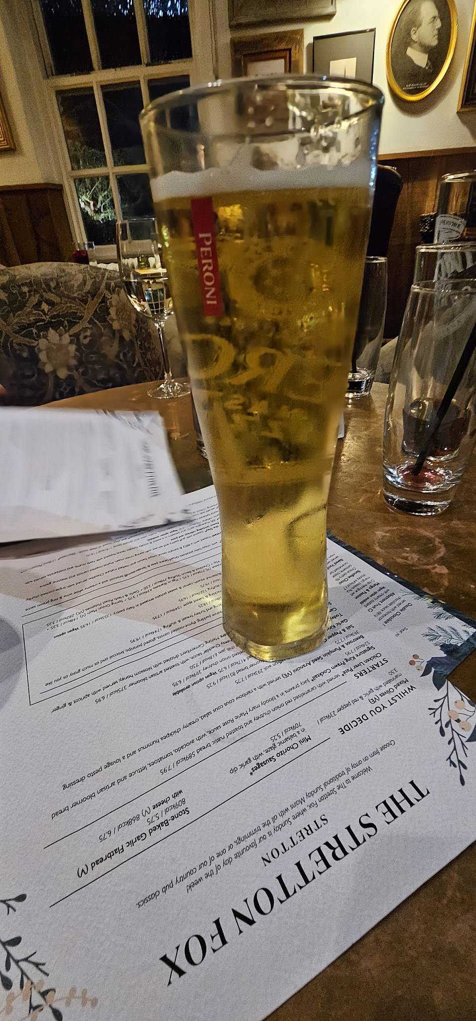 Menu at The Stretton Fox pub & bar, Warrington, Spark Hall Cl