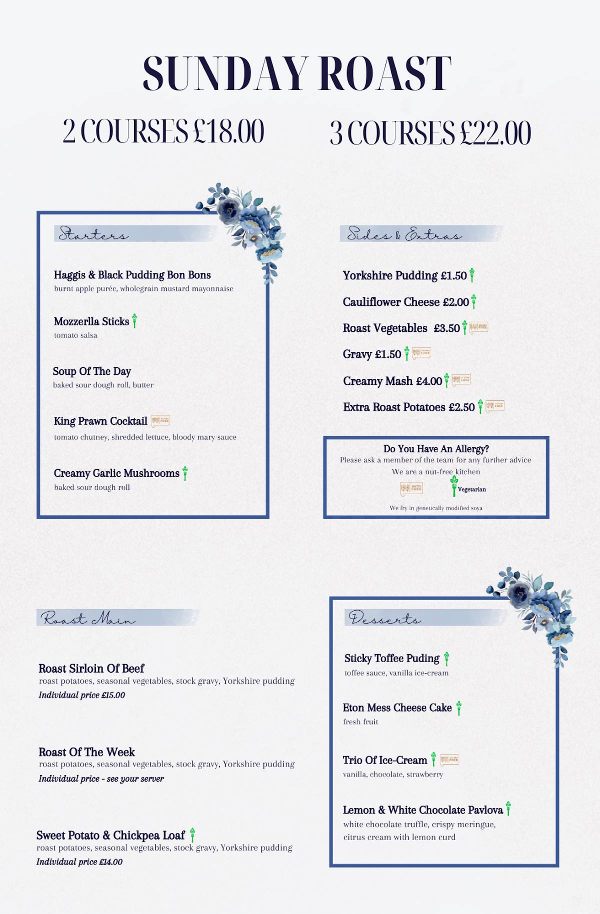 Menu at The Thistle Inn pub & bar, Cumnock