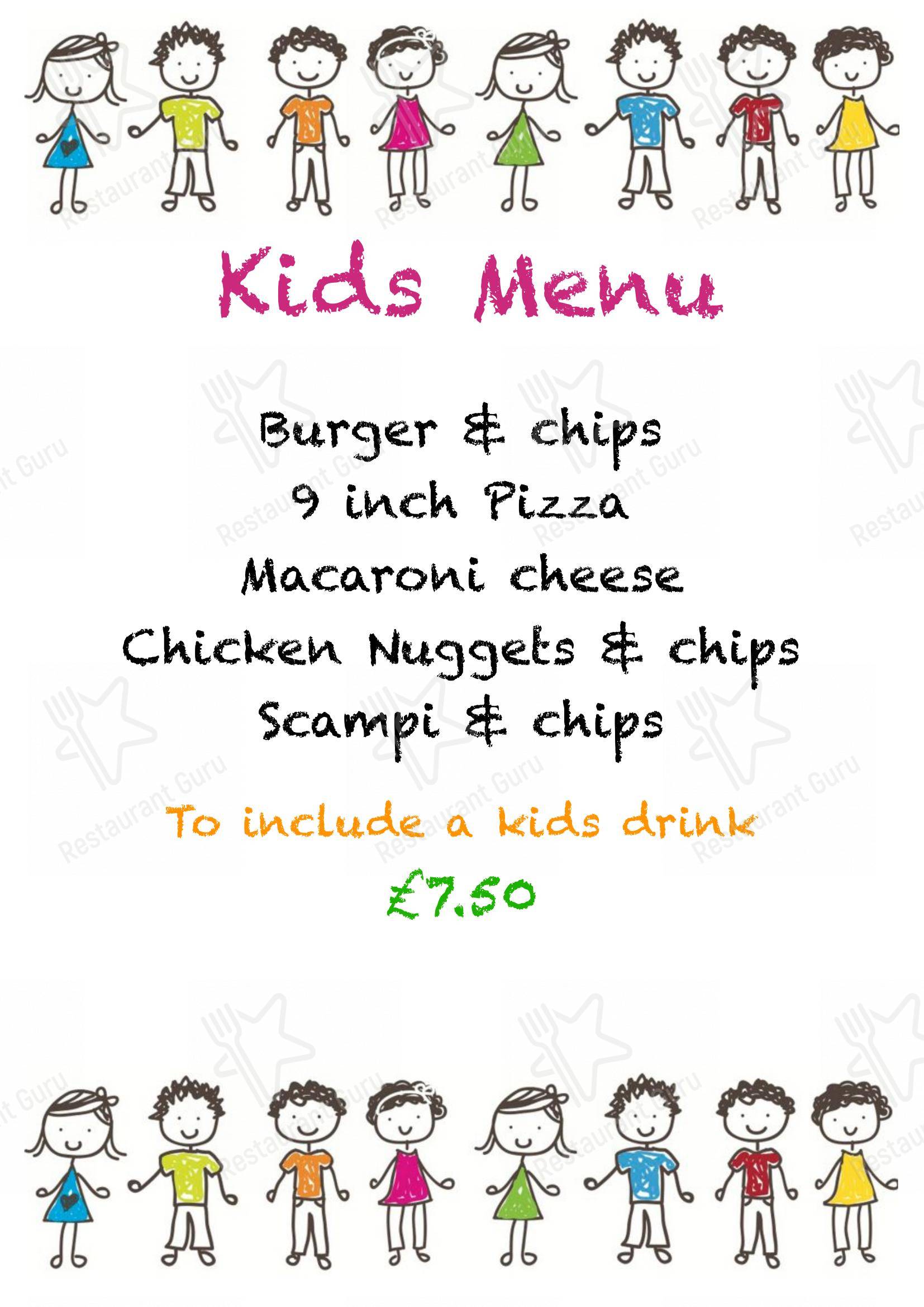 Menu at The Three Little Pigs pub & bar, Crediton