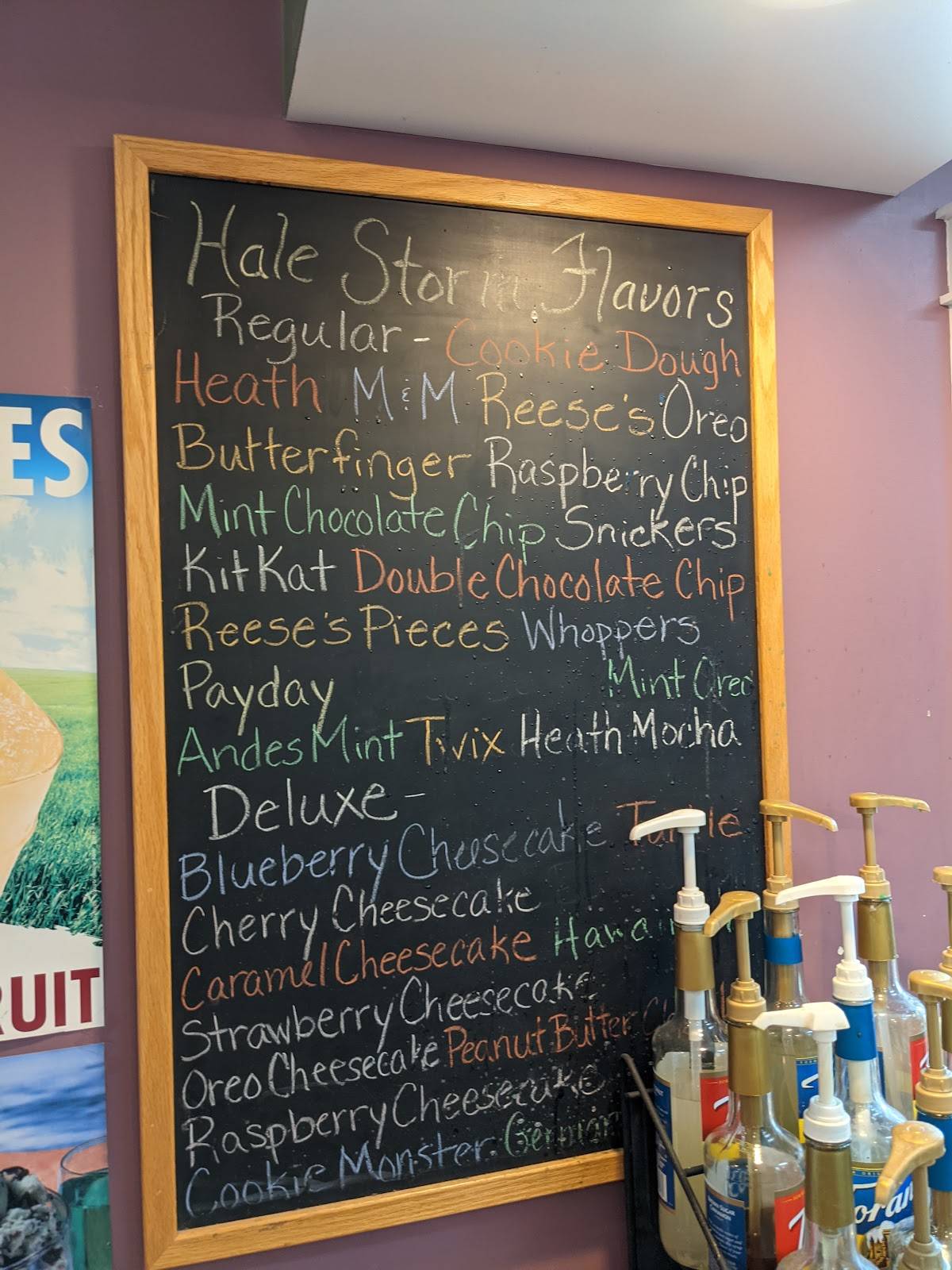 Menu at The Victorian Cafe, Hale