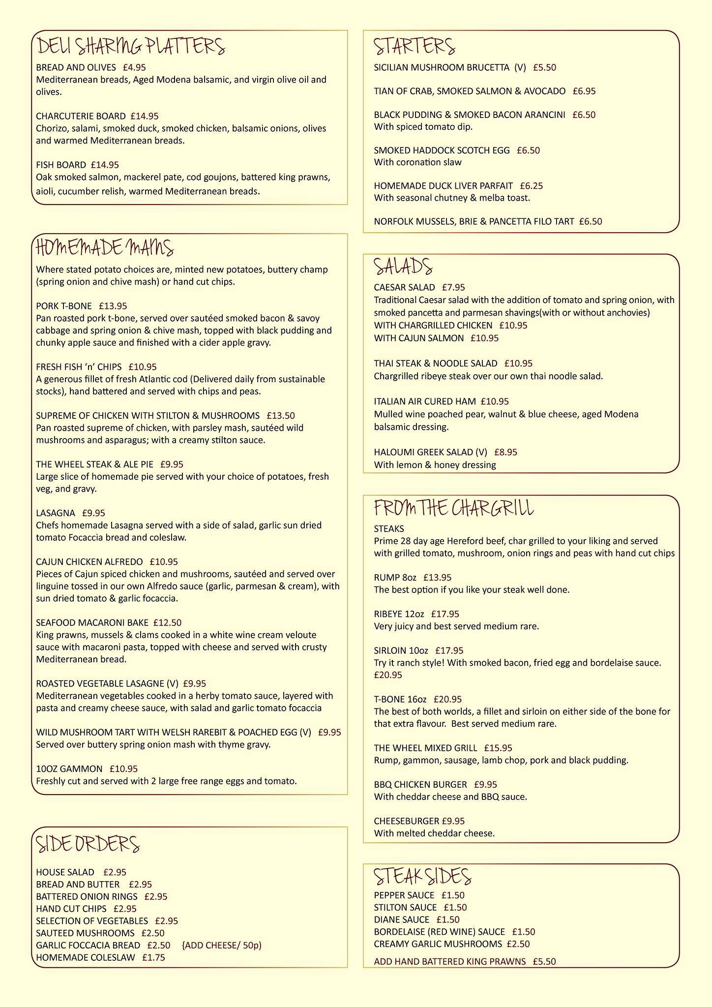 Menu at The Wheel at Worfield pub & bar, Worfield