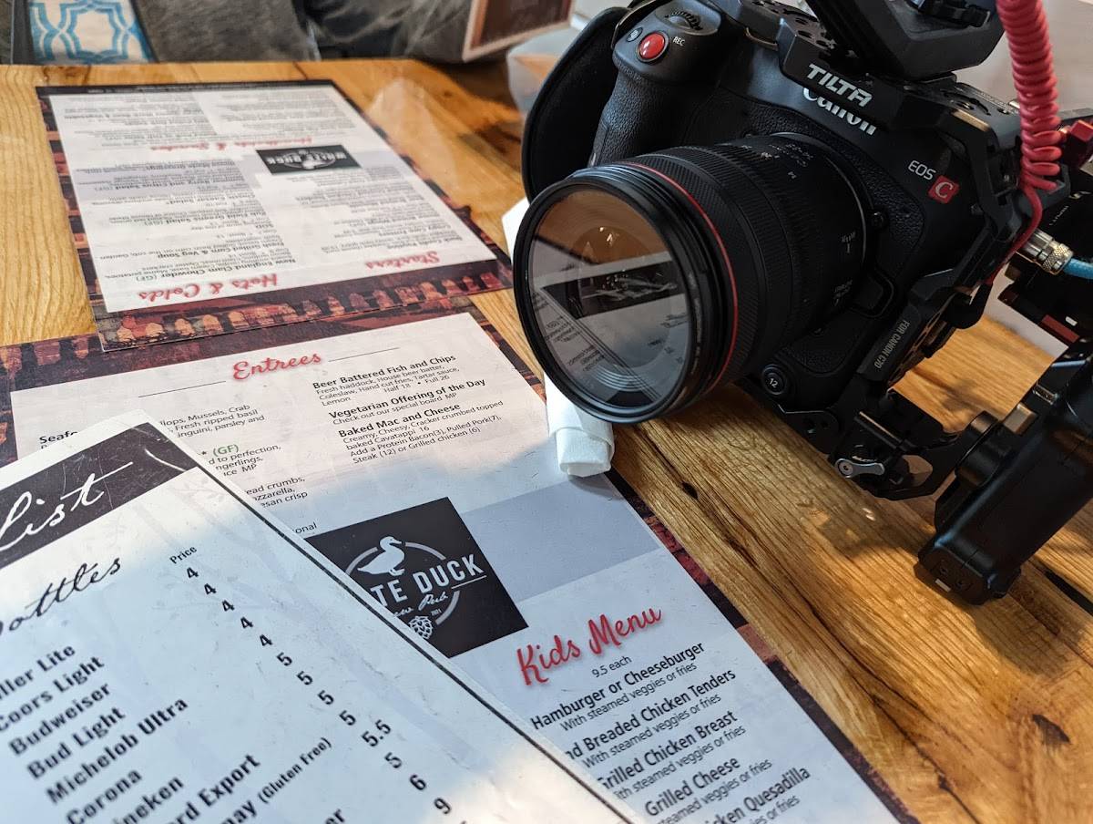 Menu at The White Duck Brew Pub, Winthrop