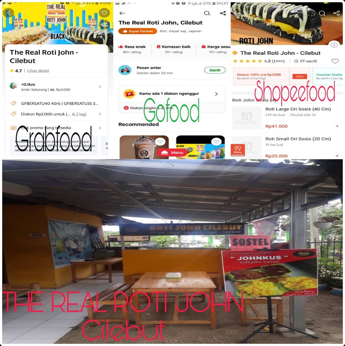 Carta del restaurante The real roti john Cilebut, Cilebut Barat, Jl ...