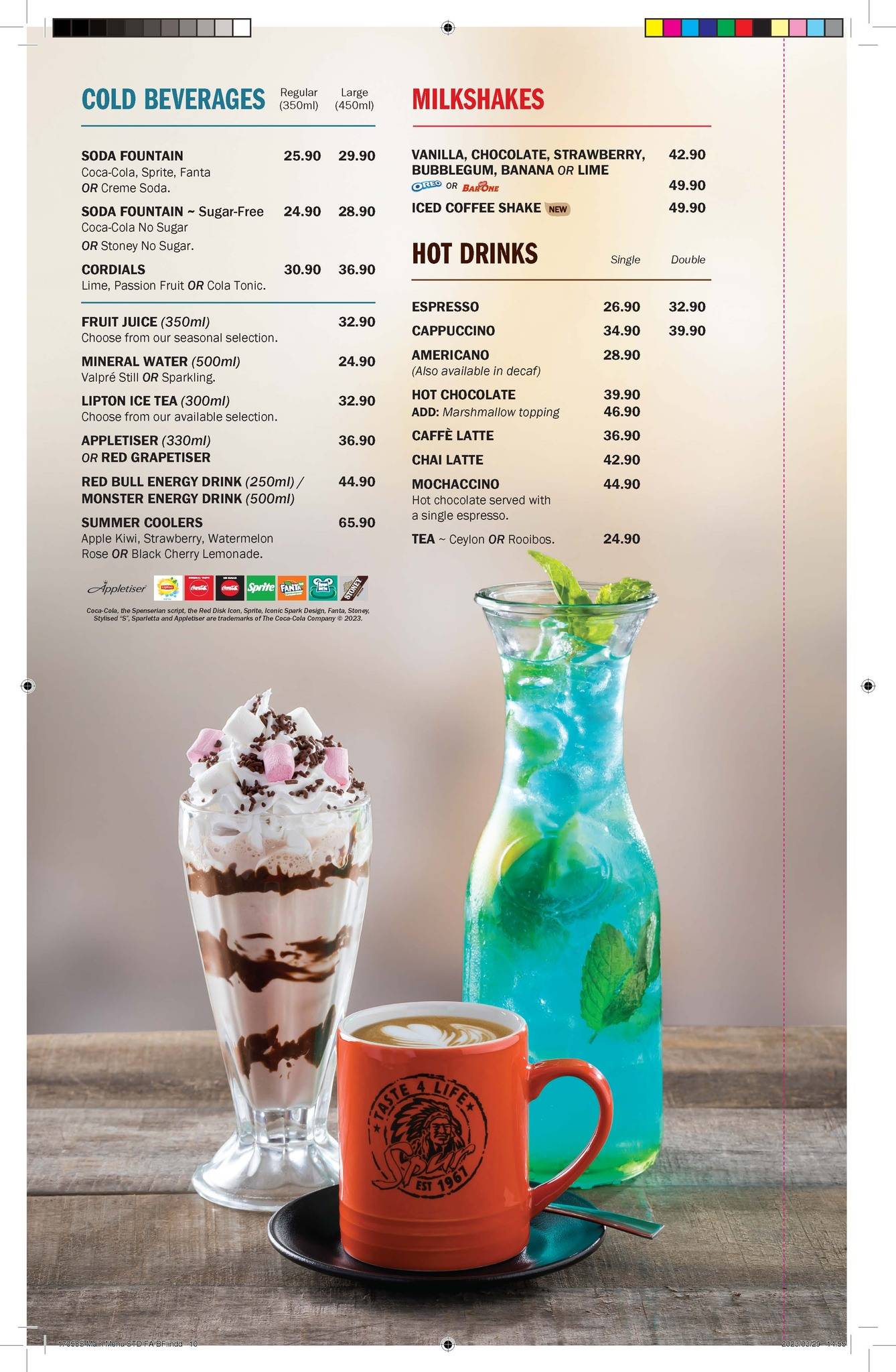 Menu at Thunder Eagle Spur restaurant, Brakpan