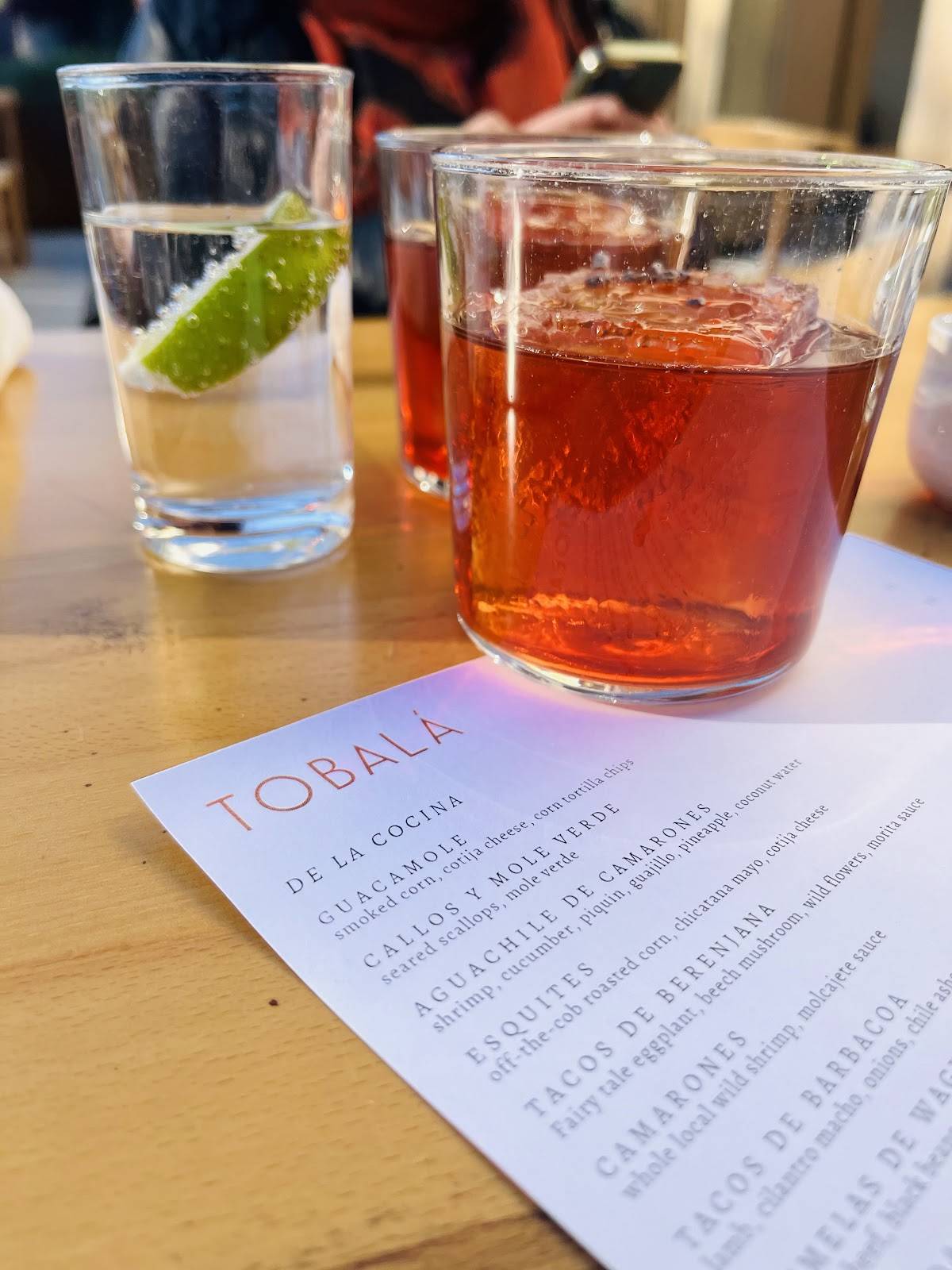 Menu at Tobala pub & bar, Yonkers