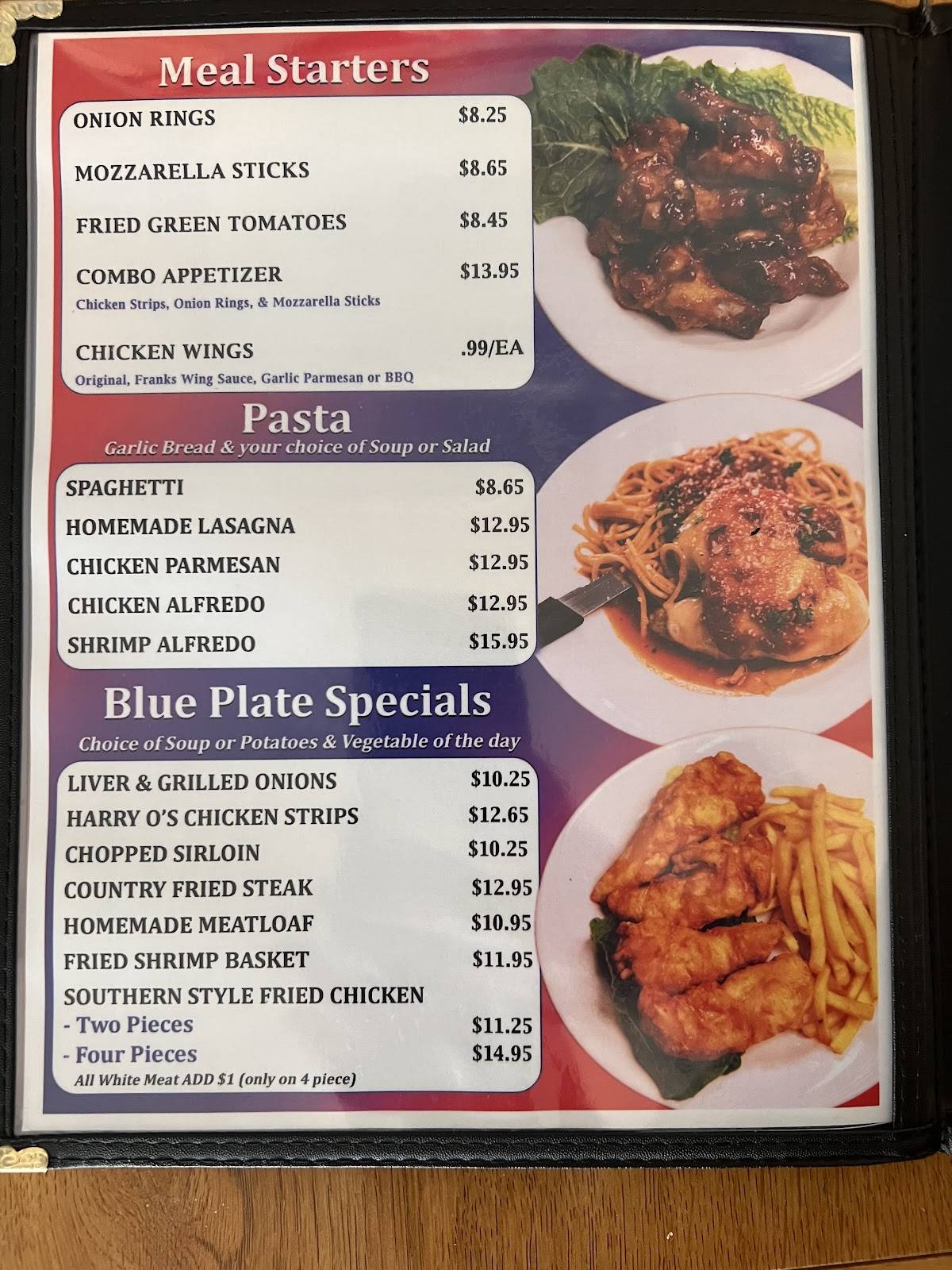 Menu at Tops American Grill and Cafe, New Port Richey