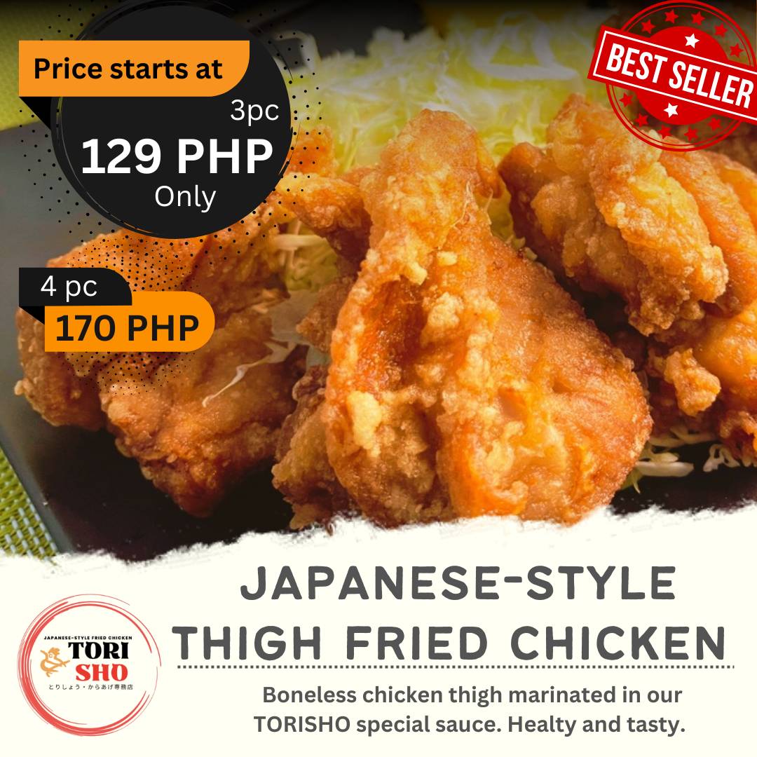 Menu at Torisho restaurant, Cabanatuan City