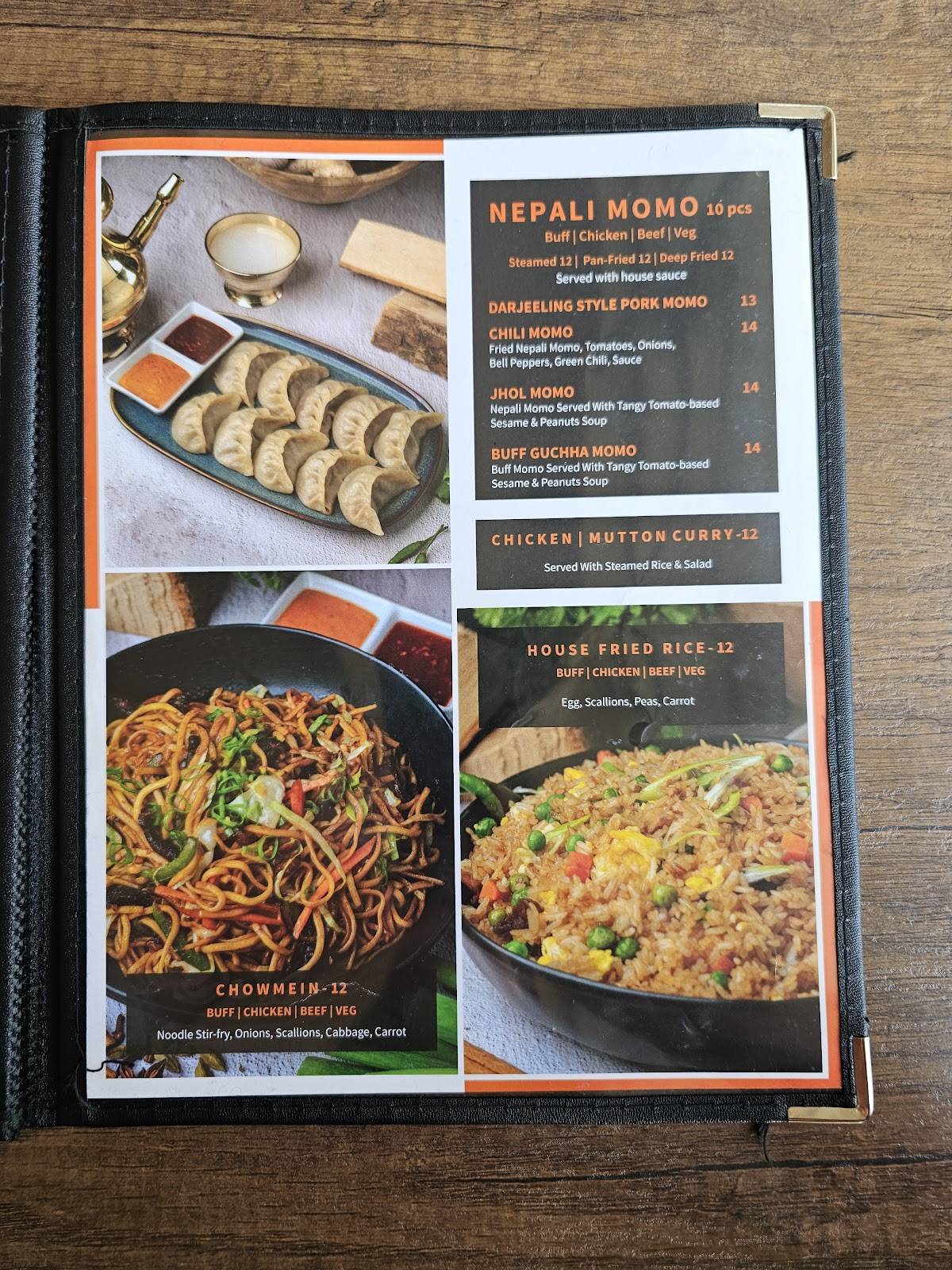 Menu au Jimbu Himalayan Thakali Kitchen - Nepali Restaurant in Toronto ...
