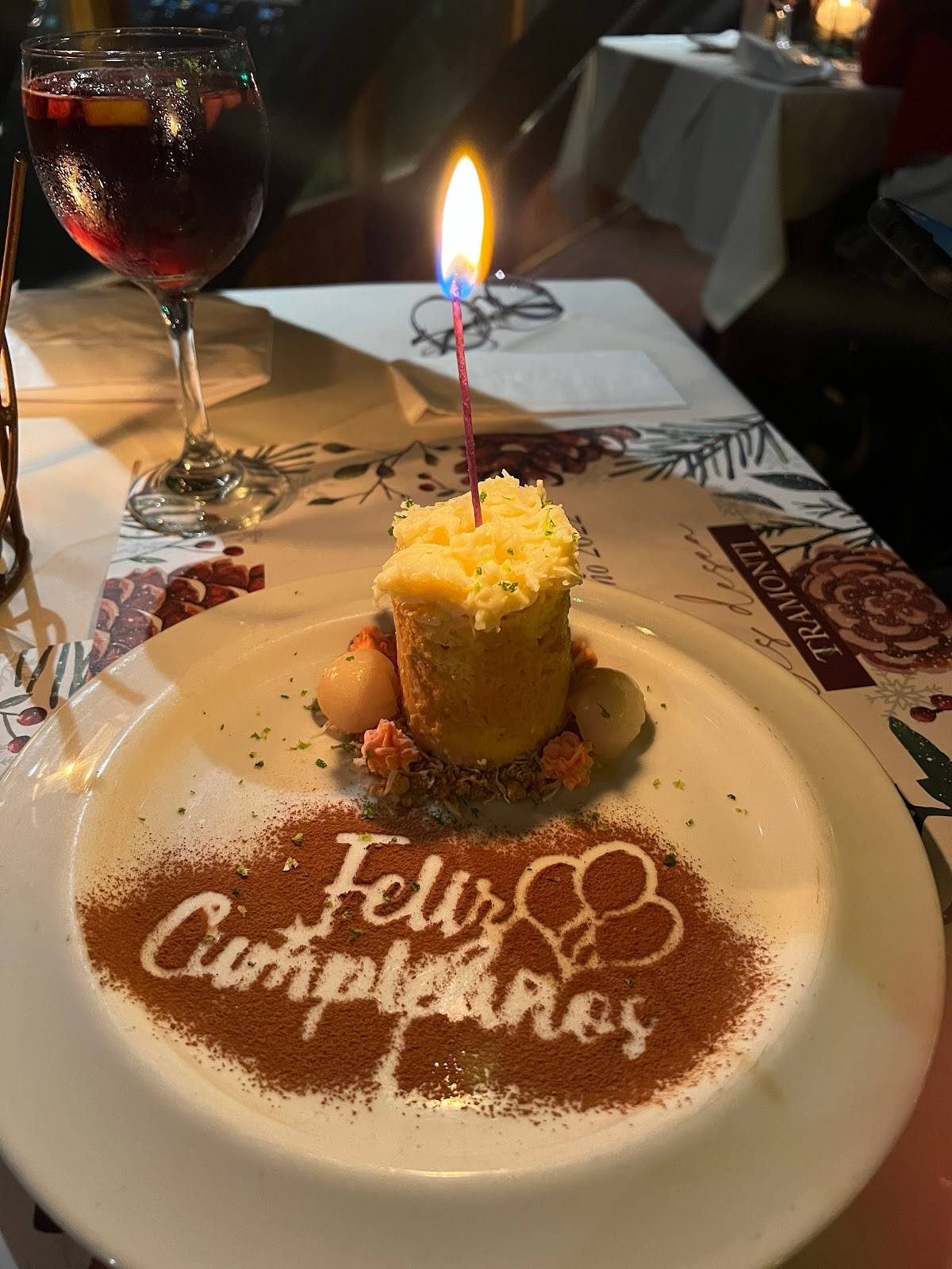 Carta de Tramonti Restaurante Pizzería, Bogotá, Cra. 1 #9350