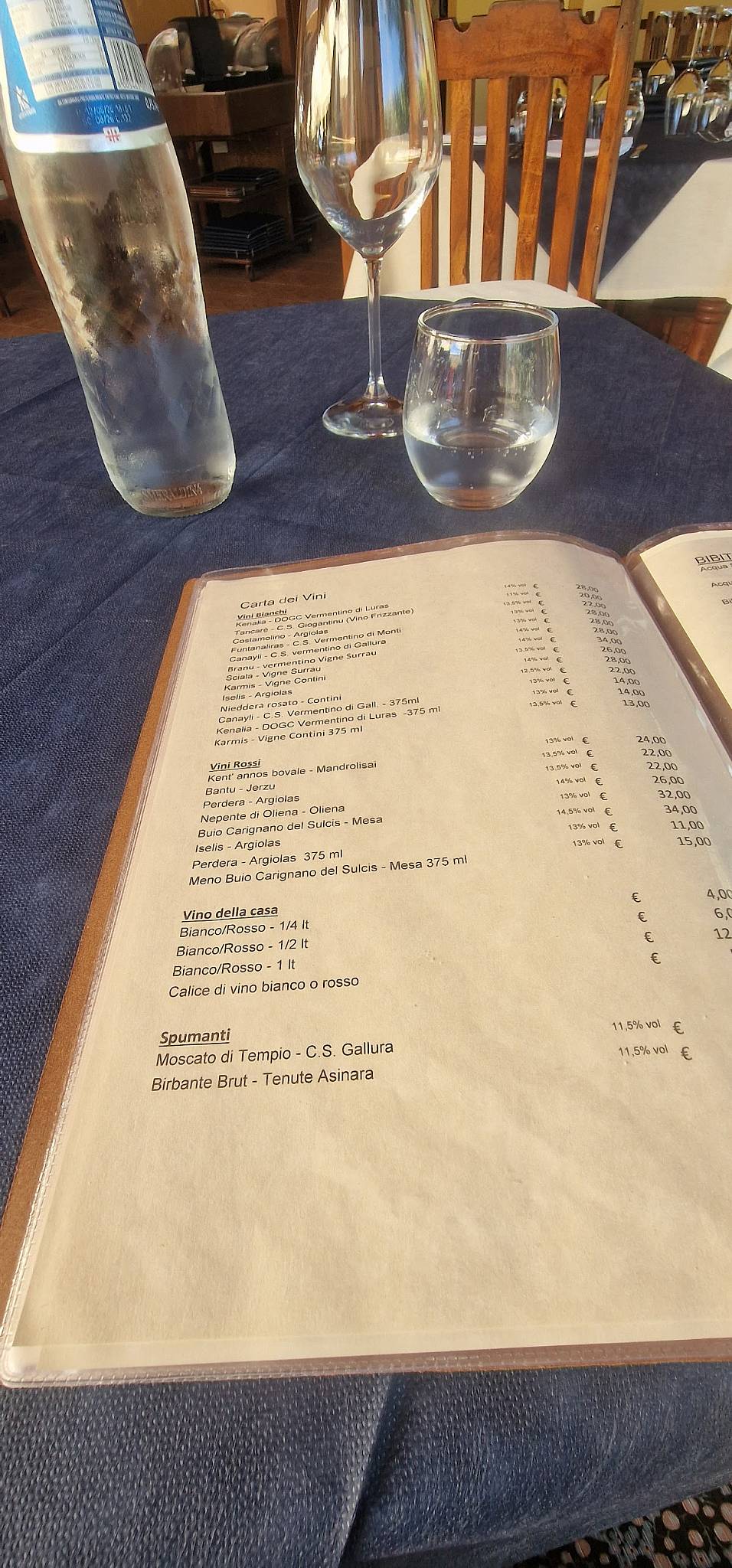 Menu at Trattoria Bar La Baracca, La Maddalena, P.za Faravelli