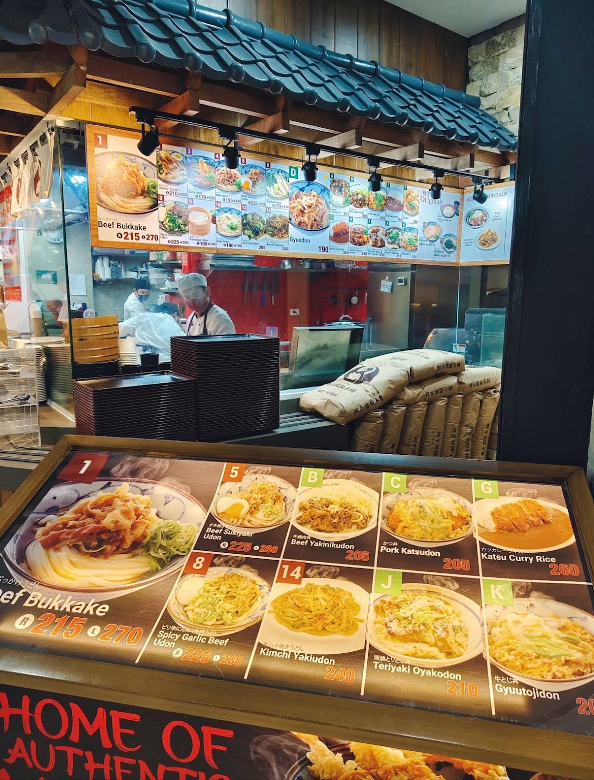 Menu at Tsurumaru Udon X Tempura - Gateway Mall I restaurant, Quezon City