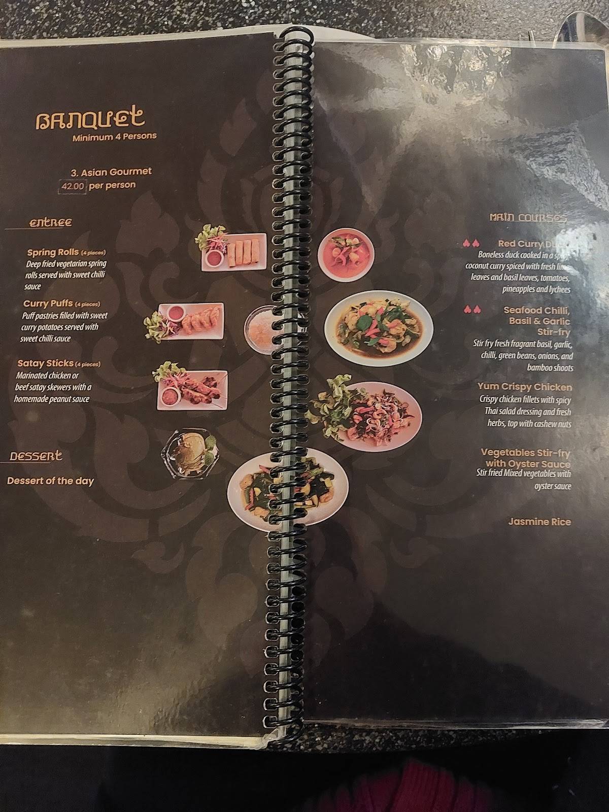 Menu at Two Sisters Lao Thai Cuisine restaurant, Dickson, 5/38 Badham St