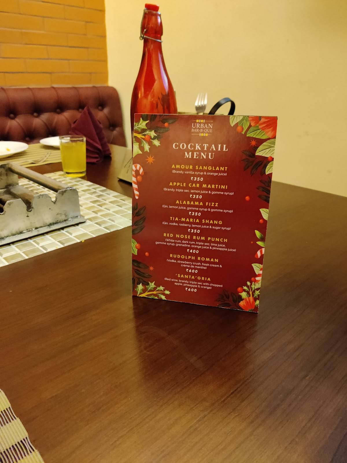 Menu at URBAN BAR-B-QUE, Coimbatore, 2/2