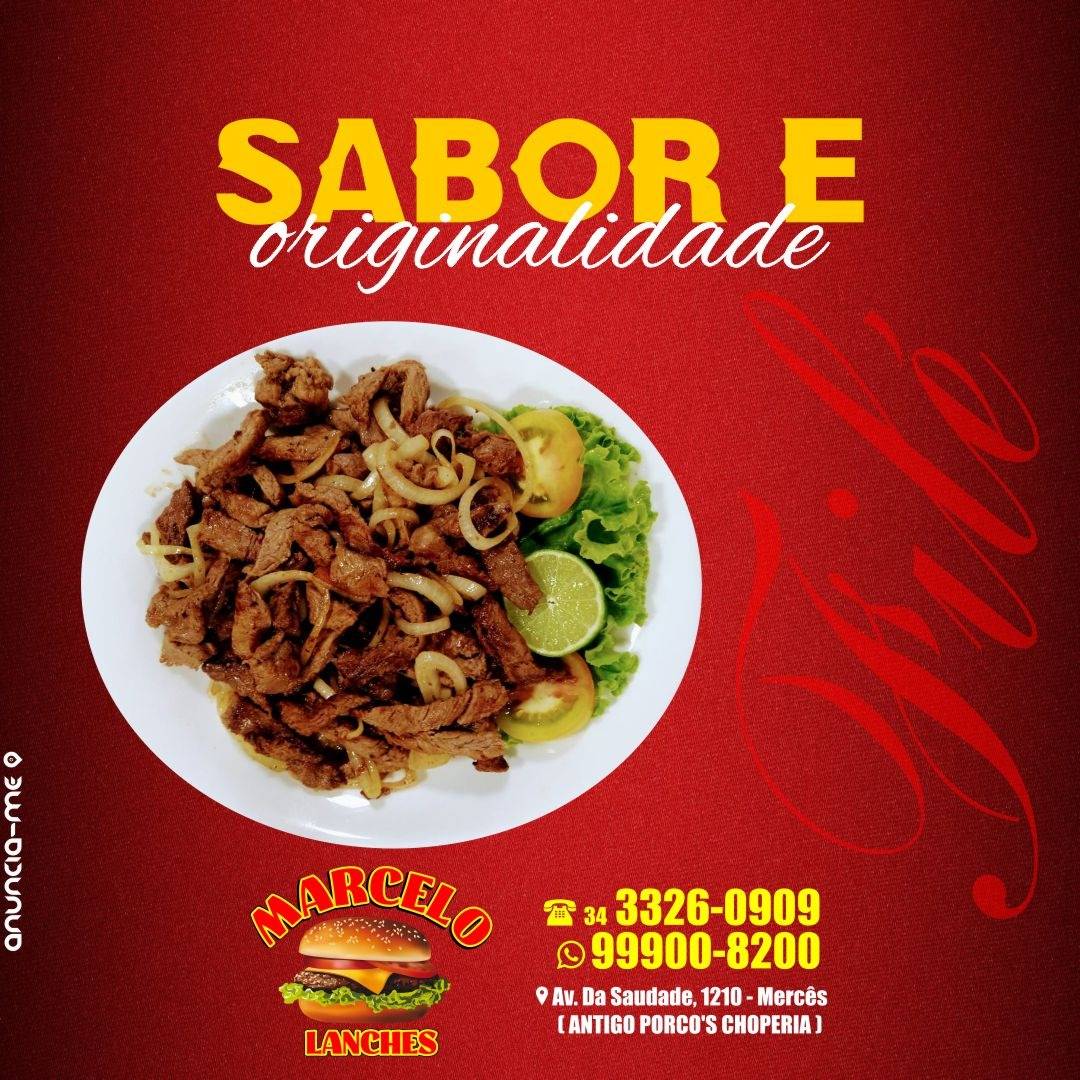 Menu em Marcelo Lanches Hamburgueria e Pizzaria em Uberaba, Uberaba, Av ...