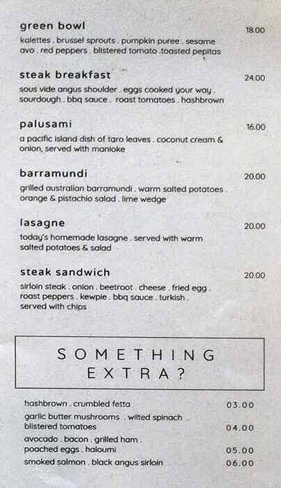 Menu at Umu Kitchen Tarragindi cafe, Salisbury