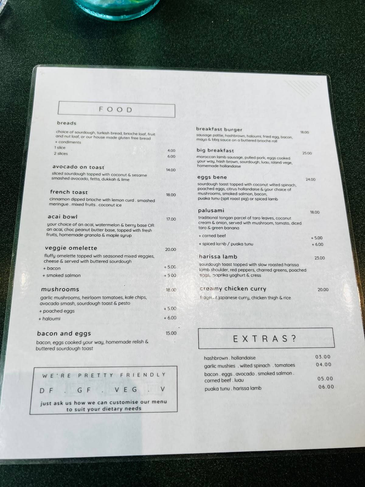 Menu at Umu Kitchen Tarragindi cafe, Salisbury